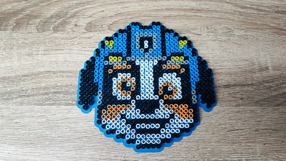 Paw Patrol Rex Hama Pearls beads plate by sasso - MakerWorld