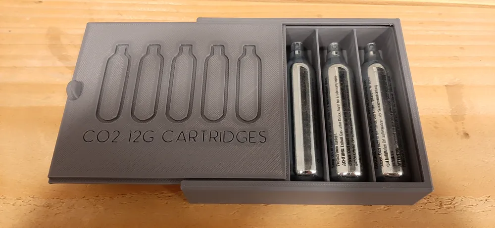 CO2 12g Cartridge Storage Box - 5 Cartridges (Small) Remixed by ...