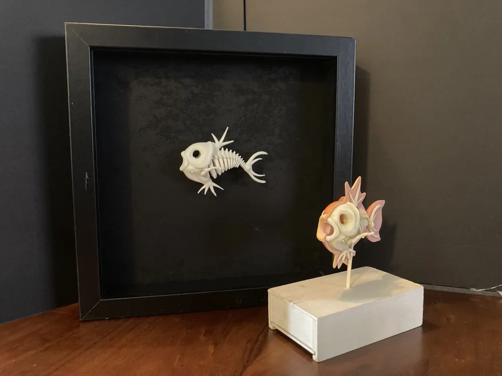 magikarp skeleton fish by knutsel_corner MakerWorld: Download Free 3D ...