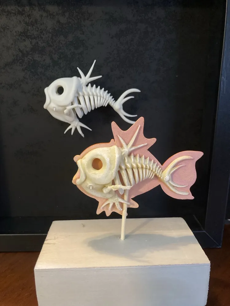 magikarp skeleton fish by knutsel_corner MakerWorld: Download Free 3D ...
