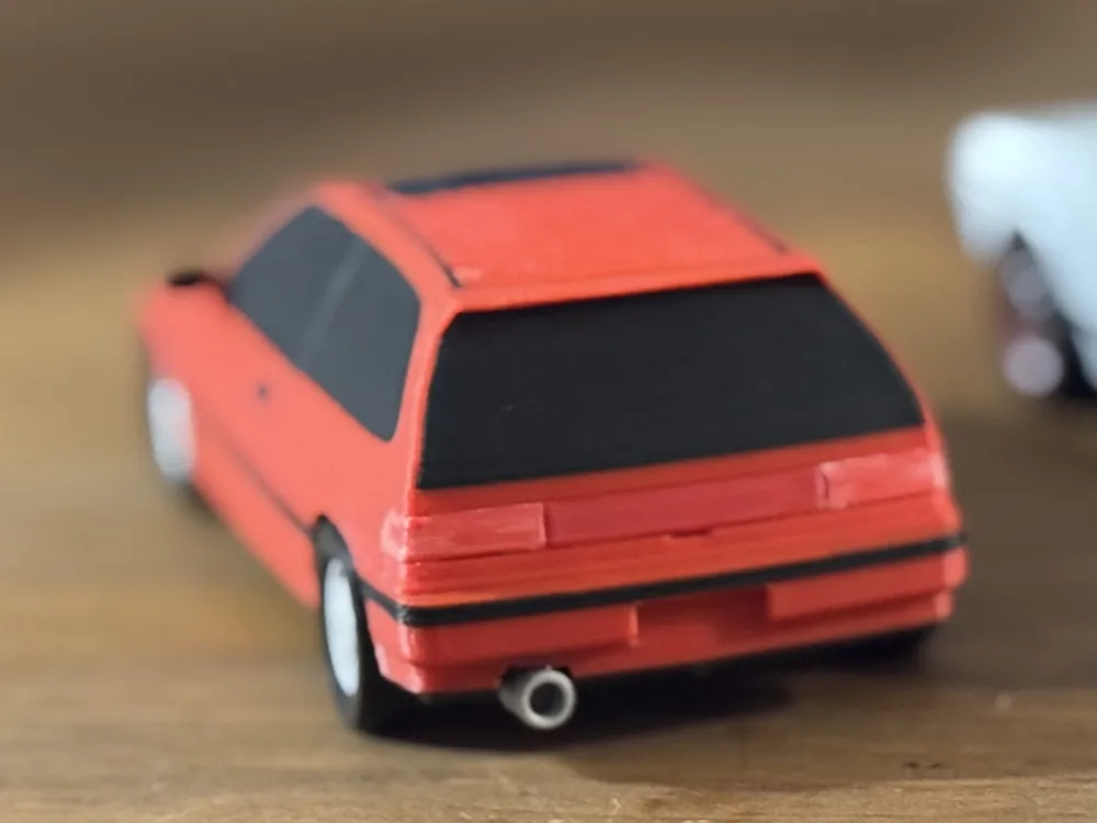 Honda Civic EF SI (EF9) Kit Card - Free 3D Print Model - MakerWorld