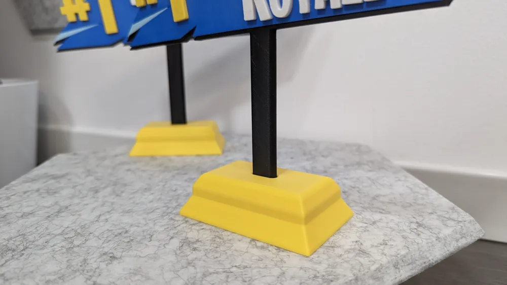 Fortnite Trophy #1 Victory Royale - Free 3D Print Model - MakerWorld