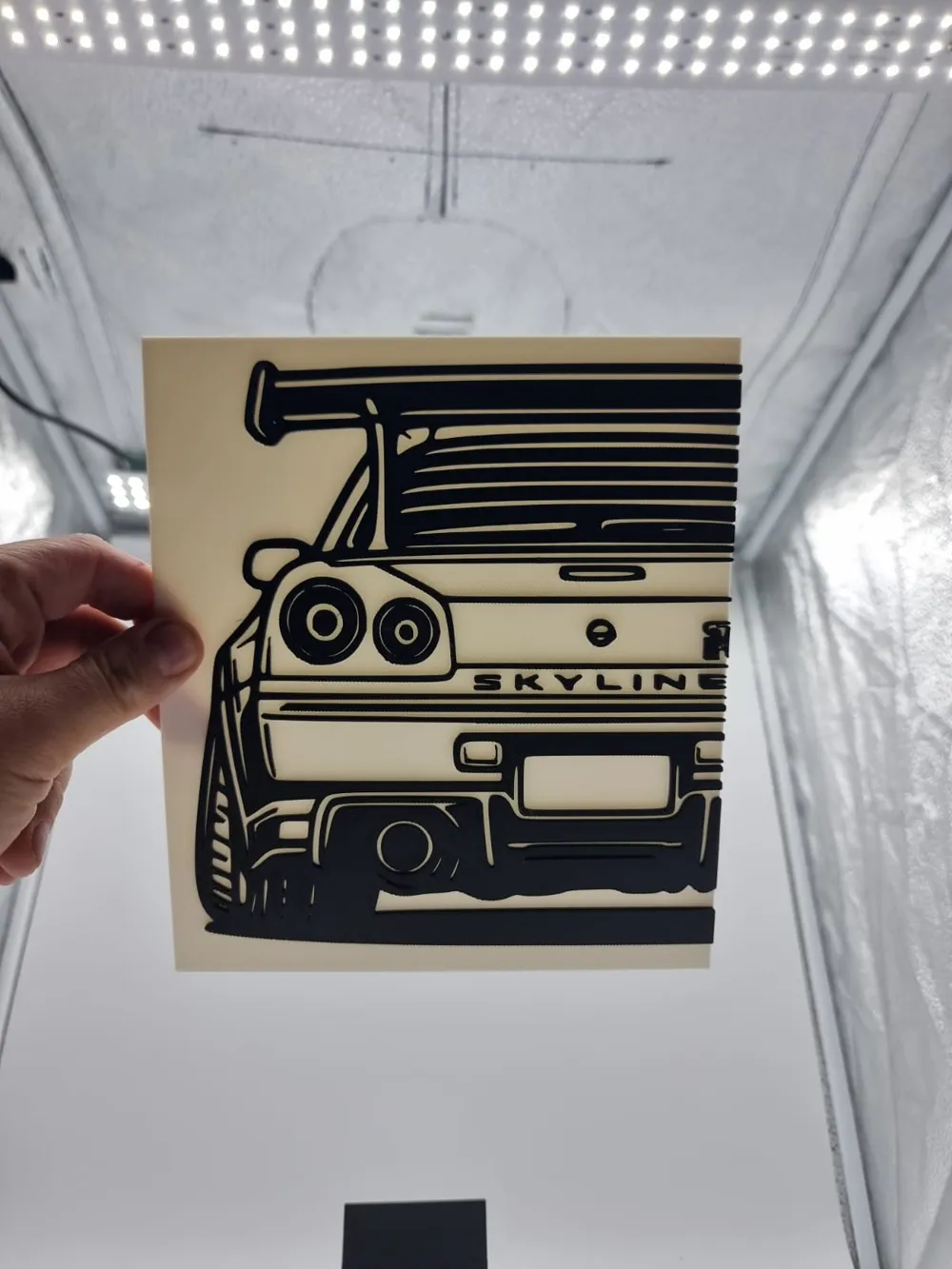 2D Wall Art Nissan Skyline GTR R34 by R.Werner Print MakerWorld ...