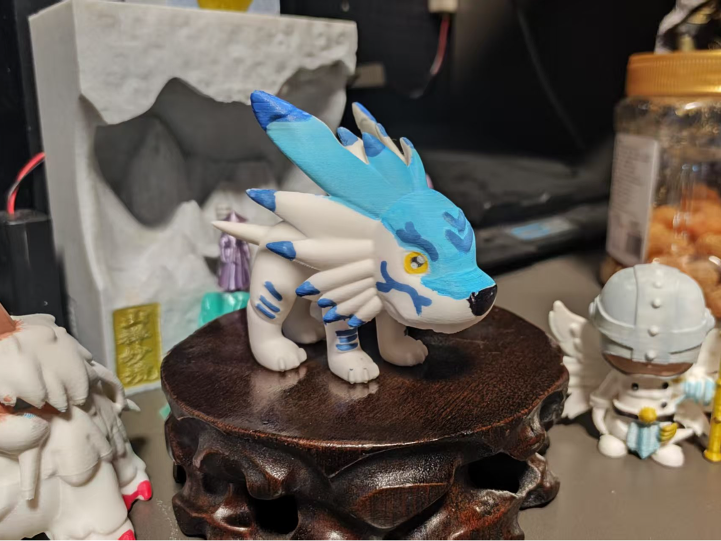 Digimon Mystery Box - Garurumon by 多多de玩偶世界 MakerWorld: Download Free ...