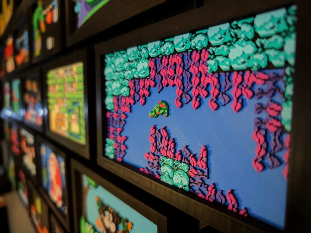 Teenage Mutant Ninja Turtles Water Level Wall Art - Free 3D Print Model ...