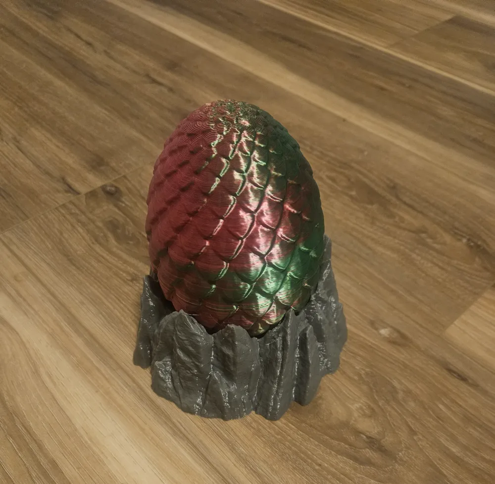 Crystal Dragon Egg Display by Delightful Dangly Bits MakerWorld ...