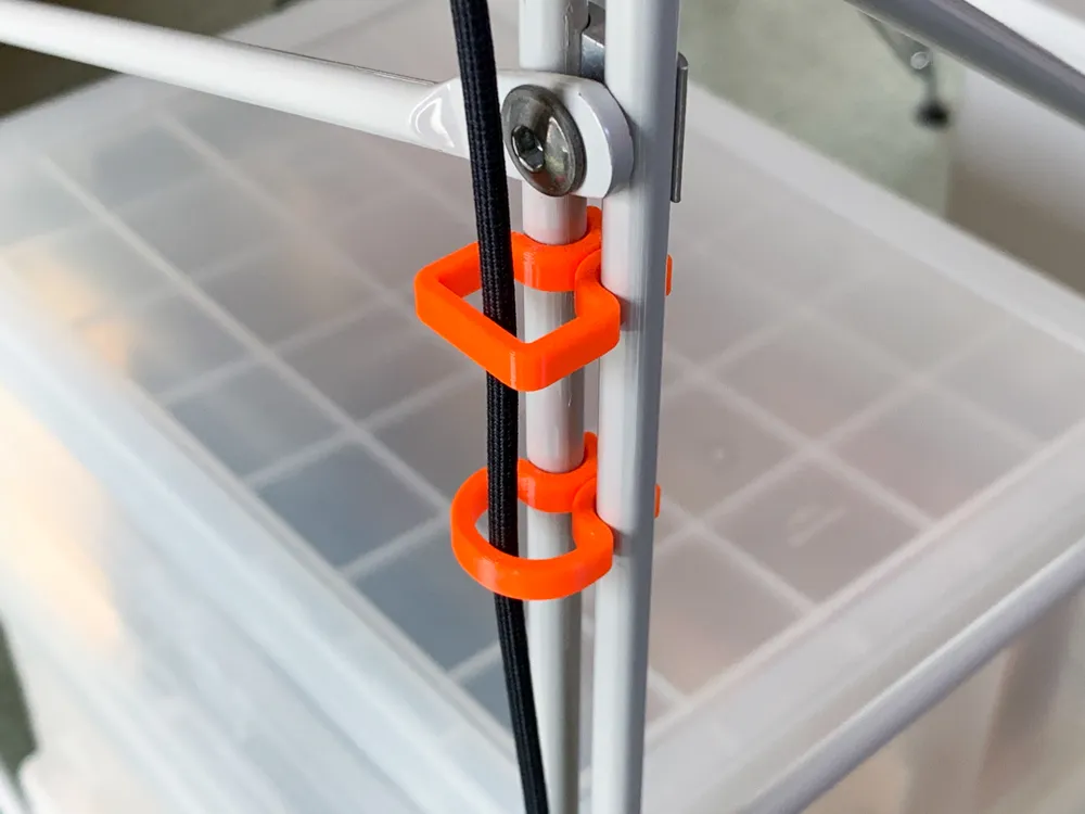 Cable Holder for MUJI Shelving Unit by aronoiro - MakerWorld