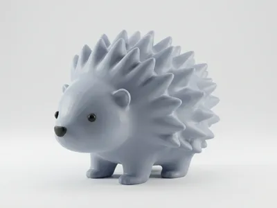Mini Cute Porcupine Figurine by Onur - MakerWorld