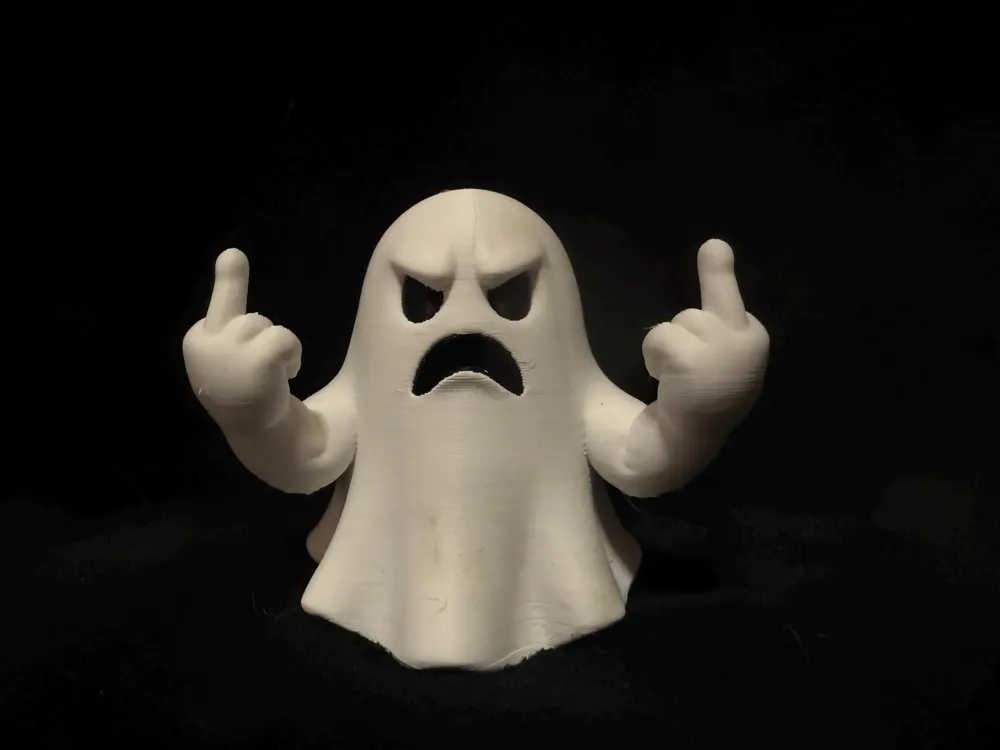 Upset Ghost by exedelete MakerWorld: Download Free 3D Models