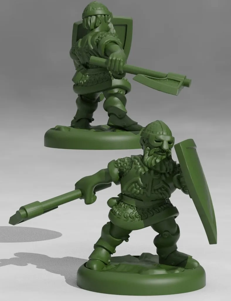 DnD Player Character pack2 miniatures - Free 3D Print Model - MakerWorld