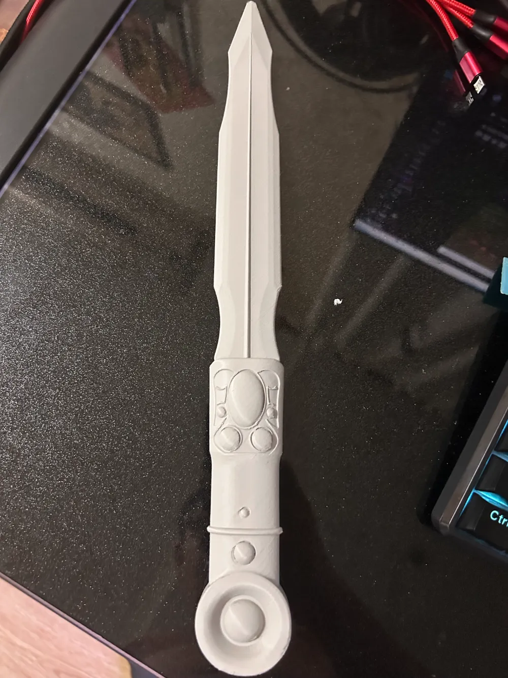 Green Radiance Sword (No Light Version) by 掉落凡尘的神 - MakerWorld