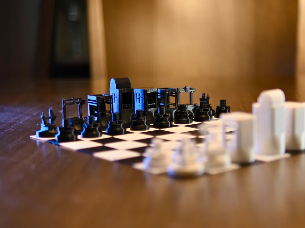 Bambu Kingdom Chess by F1dude MakerWorld: Download Free 3D Models