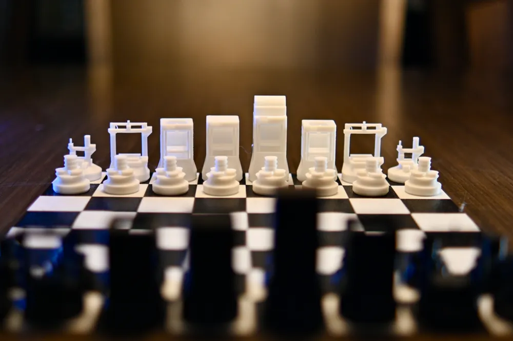 Bambu Kingdom Chess by F1dude MakerWorld: Download Free 3D Models