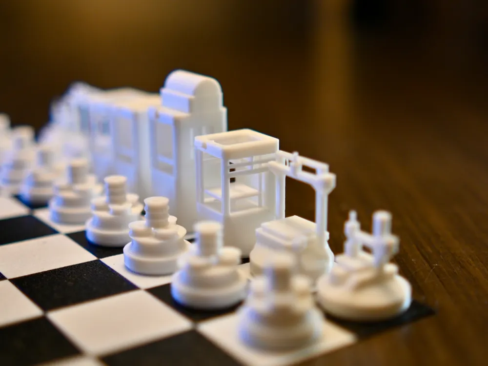 Bambu Kingdom Chess by F1dude MakerWorld: Download Free 3D Models