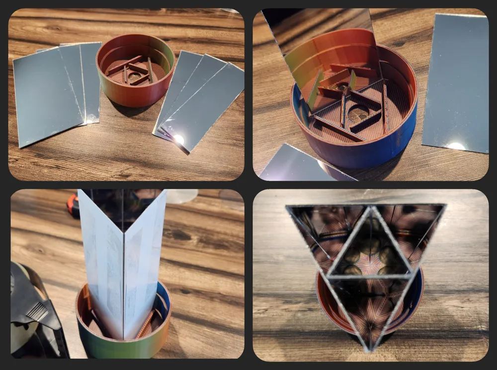 Spooleidoscope- w/Recycled Spools & Filament Poop - Free 3D Print Model ...