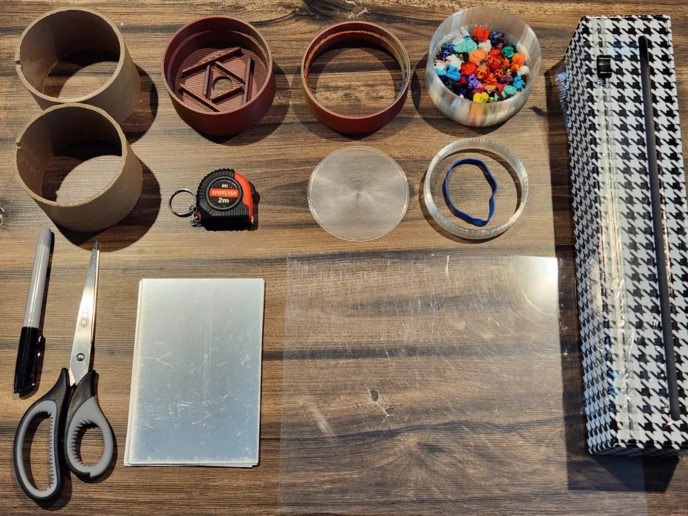 Spooleidoscope- w/Recycled Spools & Filament Poop - Free 3D Print Model ...
