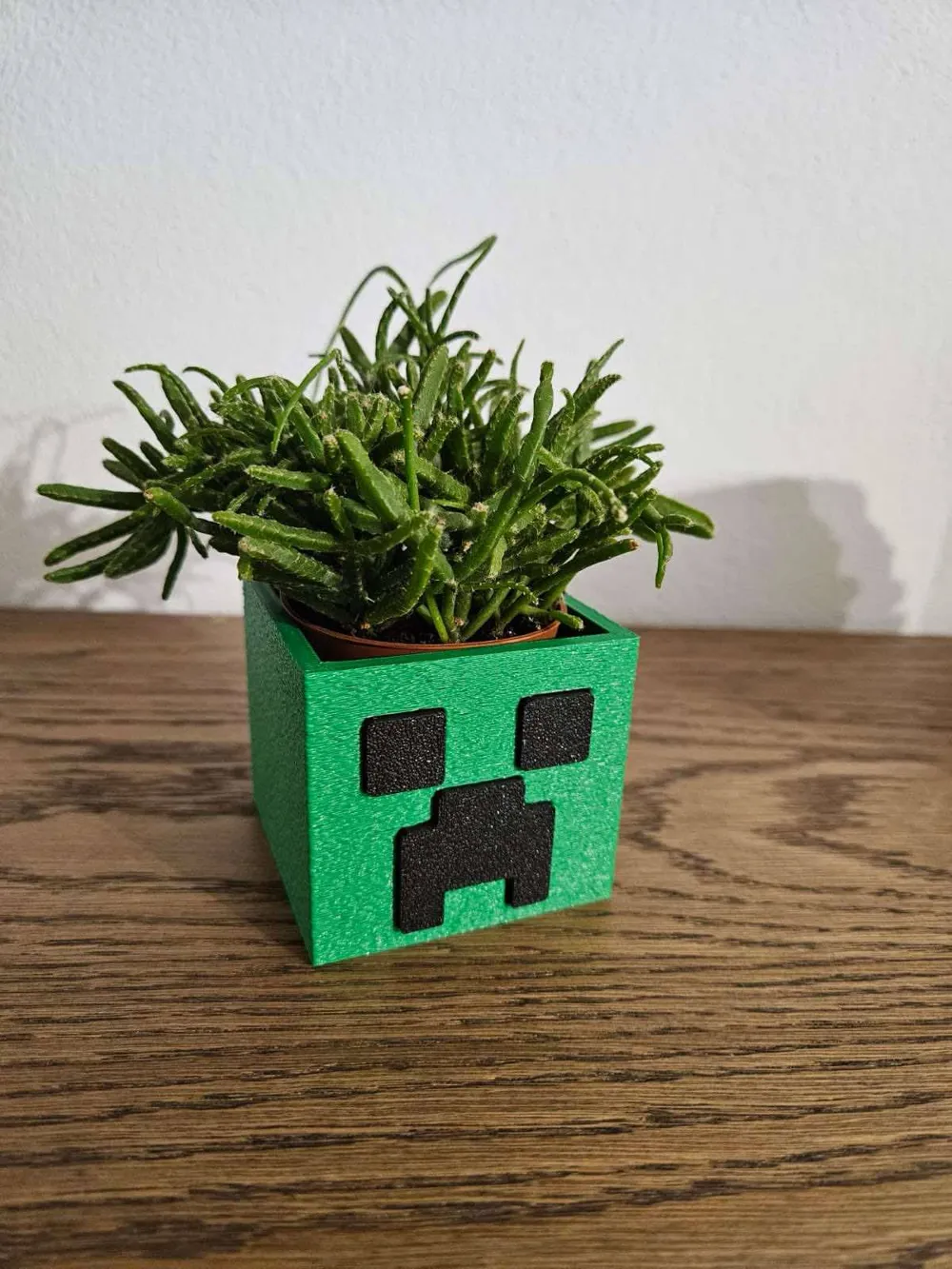 Minecraft flower pot Creeper head by Panczo - MakerWorld