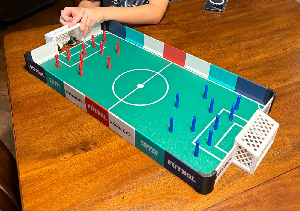 FLICKpitch! Table Soccer / Fútbol Game - Free 3D Print Model - MakerWorld