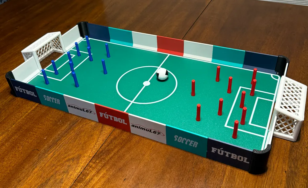 FLICKpitch! Table Soccer / Fútbol Game - Free 3D Print Model - MakerWorld