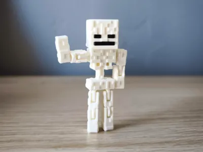 minecraft skeleton 3d print model download - MakerWorld