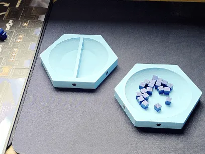 Duo Hex - Magnetic Modular Board Game System - Free 3D Print Model ...