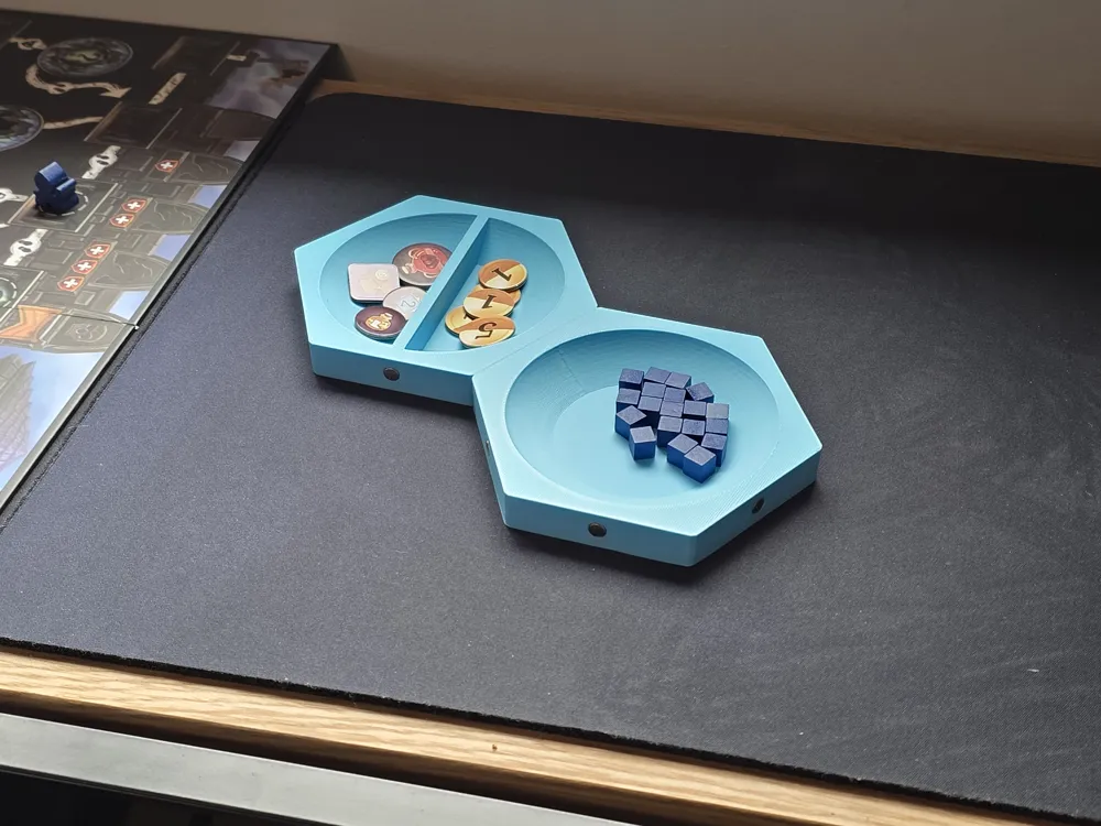 Duo Hex - Magnetic Modular Board Game System - Free 3D Print Model ...