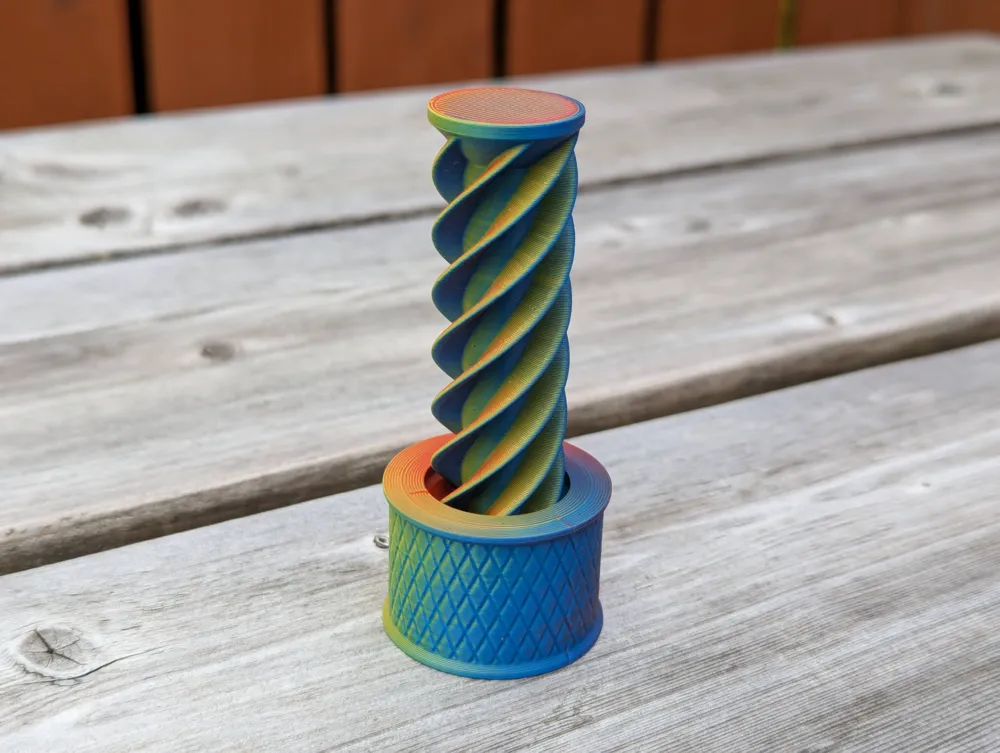 Print in Place Vortex/Spiral Fidget V2 by Bazzlington MakerWorld ...