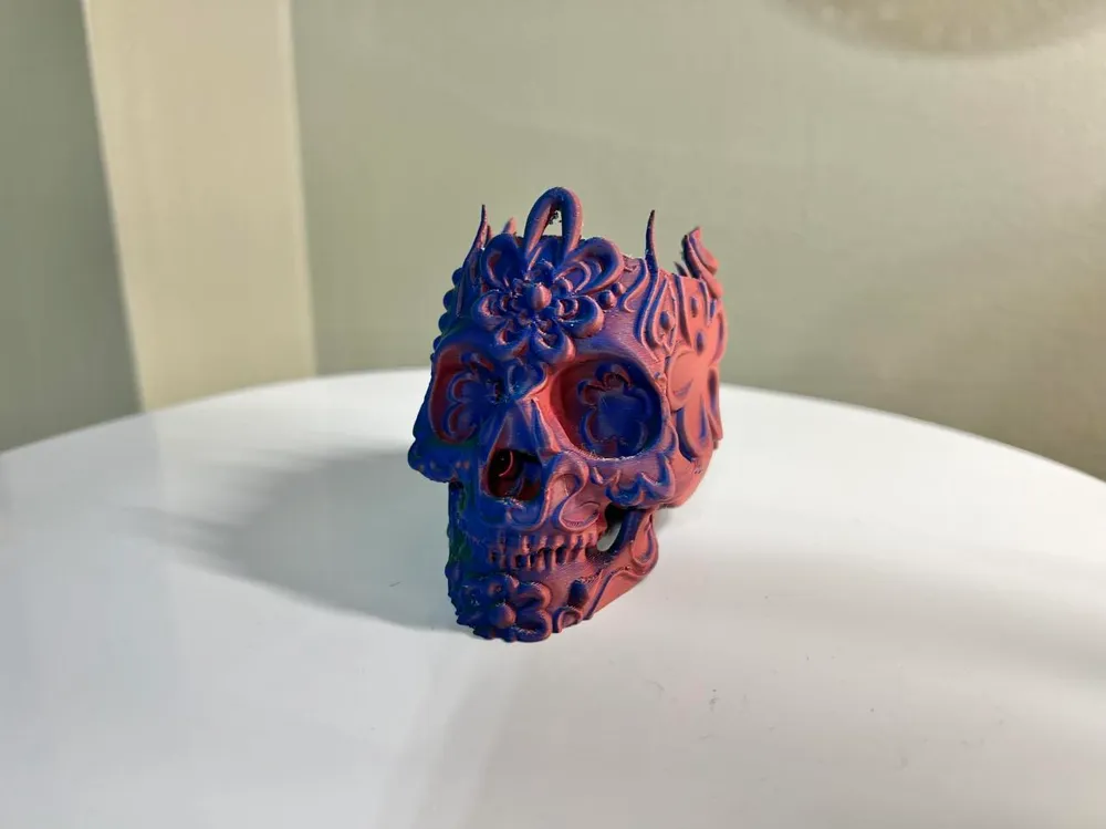 Dish- Sugar Skull Screws / nuts / parts Bowl by AcmeArt - MakerWorld