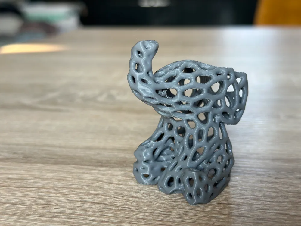 Cute baby elephant voronoi by 3Dcrabi - MakerWorld