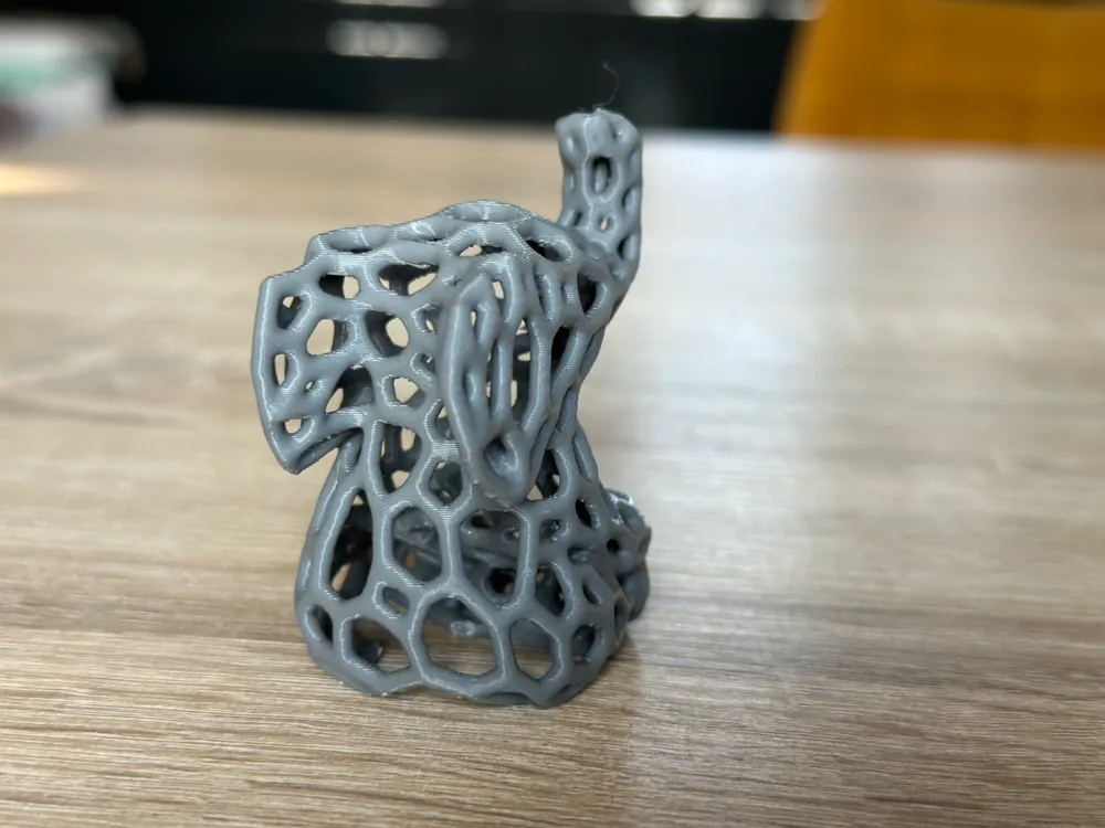 Cute baby elephant voronoi by 3Dcrabi - MakerWorld