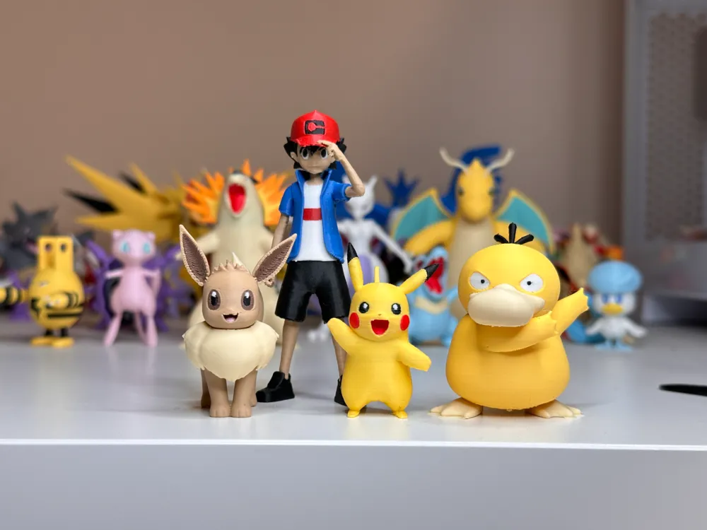 Eevee (Pokemon) Multiparts 48mm Tall - Free 3D Print Model - MakerWorld