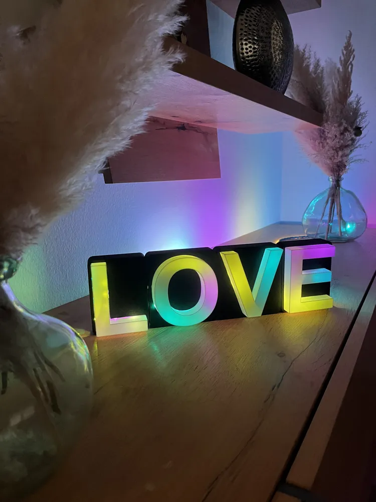 Modular 3D "WELCOME" Letters – LED-ready by LetHimPrint MakerWorld: Download Free 3D Models