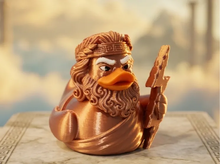 Zeus Duck, Duck god, Cruise/Cruising Jeep Duck - Free 3D Print Model ...