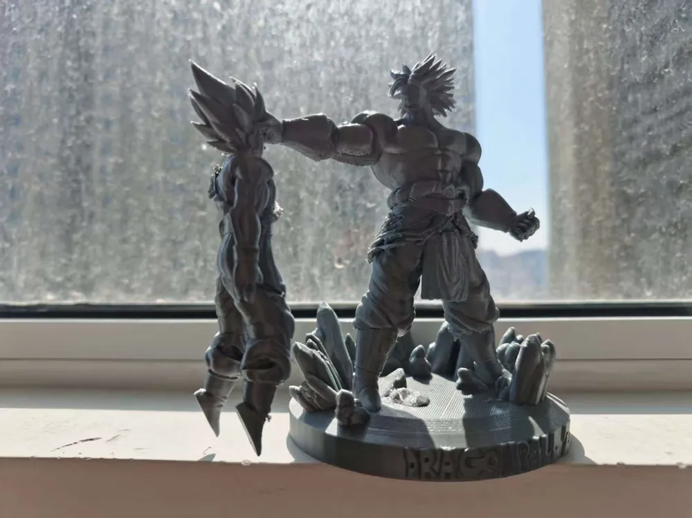 Broly vs Son Goku (Kakarot) - Free 3D Print Model - MakerWorld