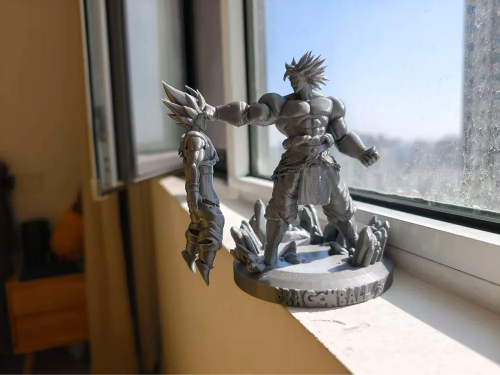 Broly vs Son Goku (Kakarot) - Free 3D Print Model - MakerWorld