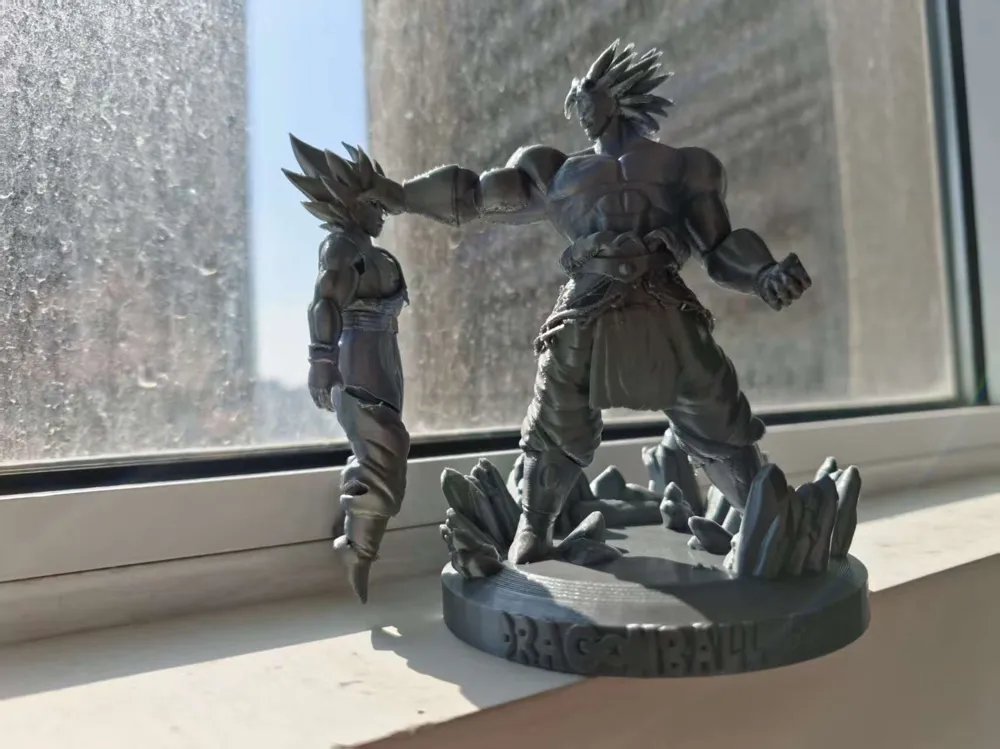 Broly vs Son Goku (Kakarot) - Free 3D Print Model - MakerWorld