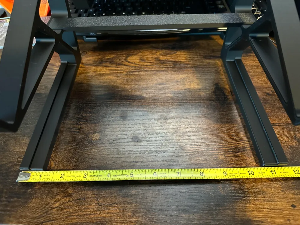 Laptop Stand with Keyboard Storage - Free 3D Print Model - MakerWorld