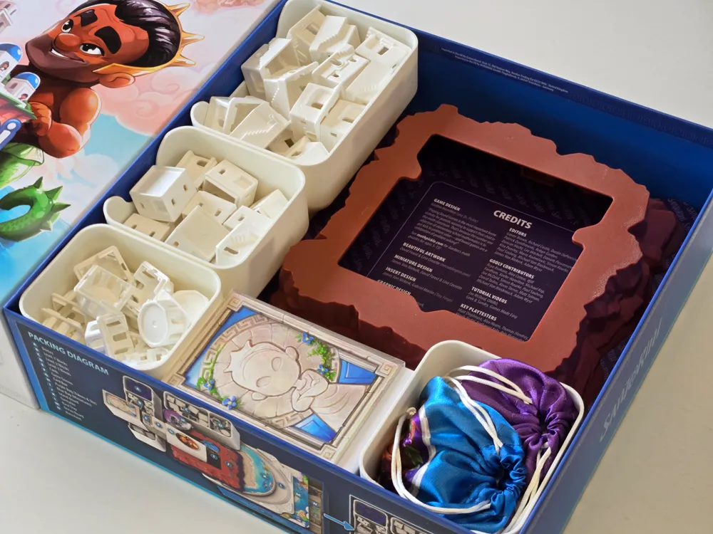 Santorini: Pantheon - Organizer Insert - Free 3D Print Model - MakerWorld