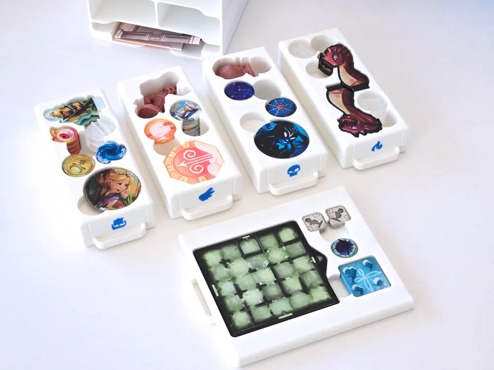 Santorini: Pantheon - Organizer Insert - Free 3D Print Model - MakerWorld