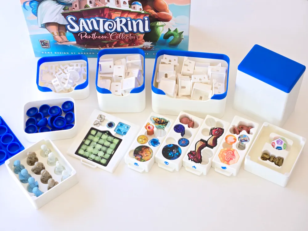 Santorini: Pantheon - Organizer Insert - Free 3D Print Model - MakerWorld