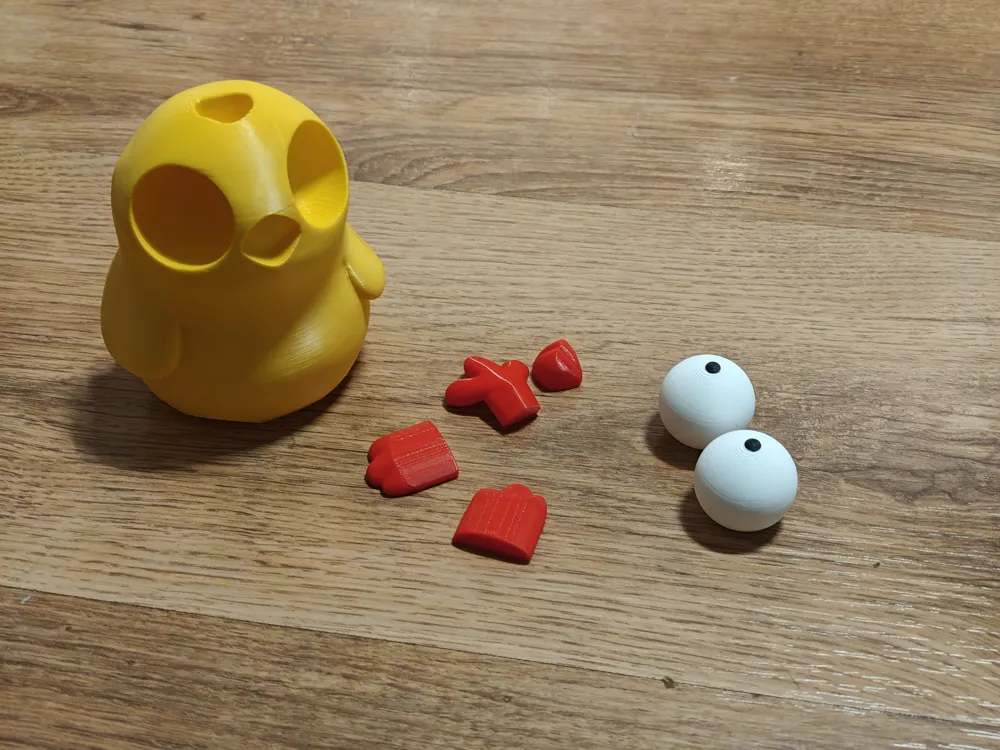 GOOFY SERIES – CHICKEN! (Movable Eyes) - Free 3D Print Model - MakerWorld