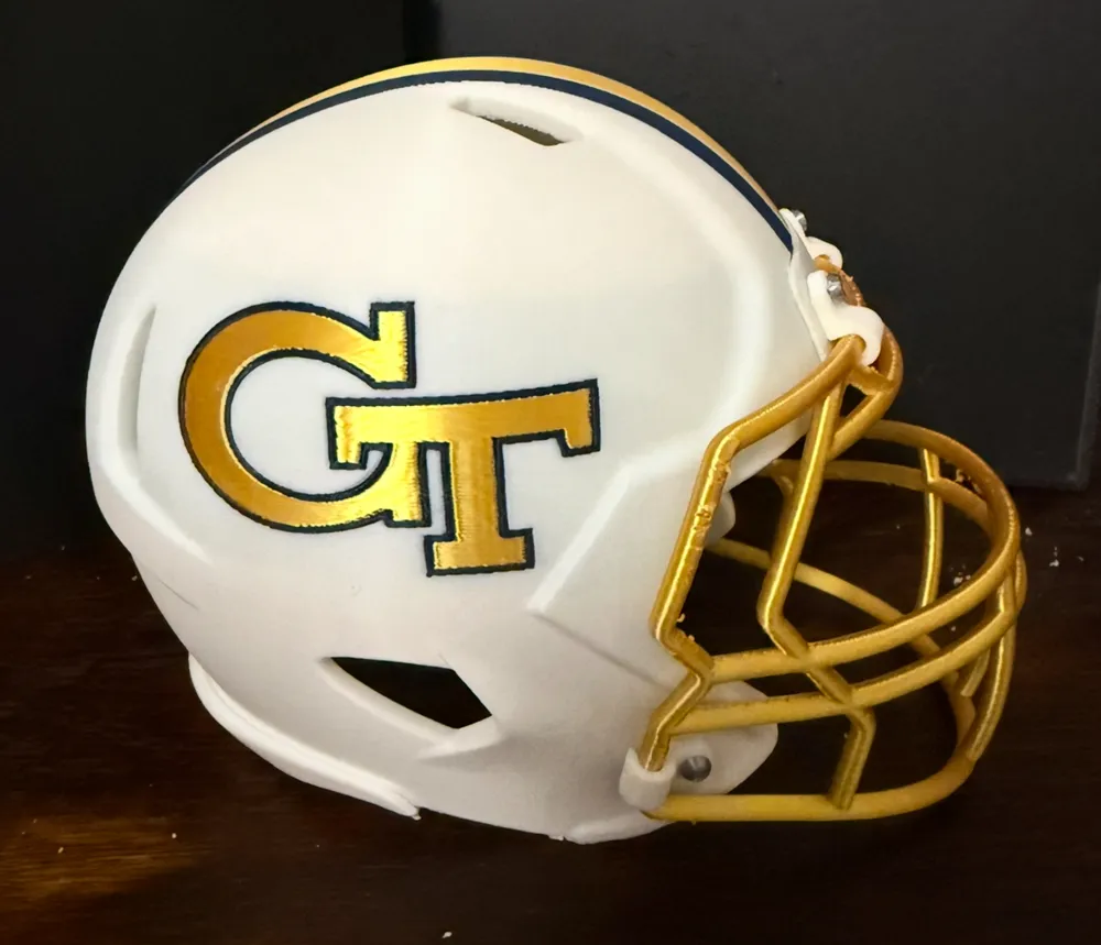 Georgia Tech Football Helmet Remixed by luke.long65 MakerWorld ...