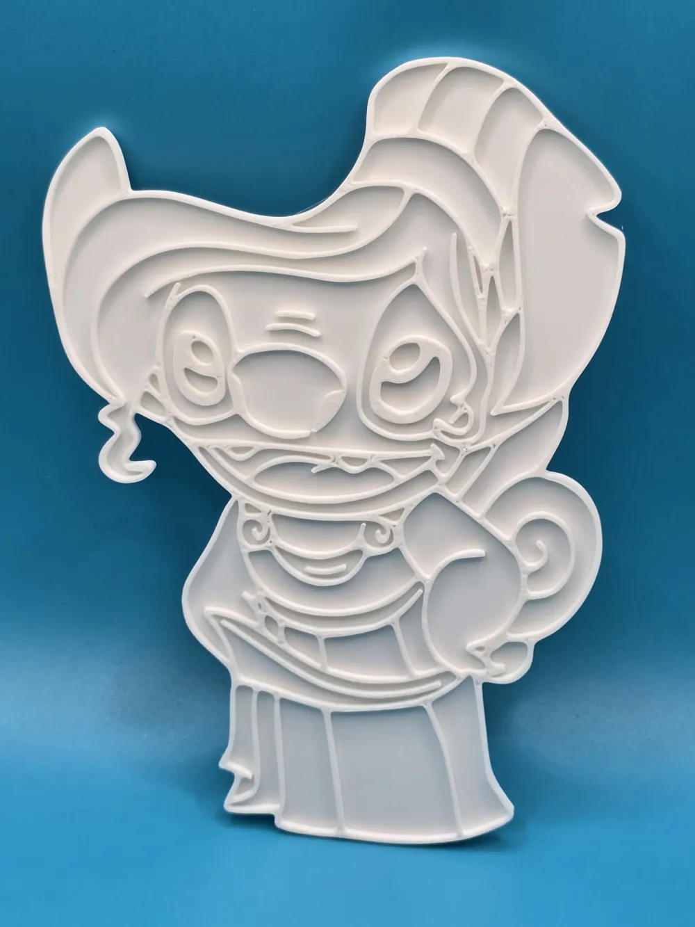 Stitch Megara Hercules Coloring Craft by Merilno3D MakerWorld: Download ...