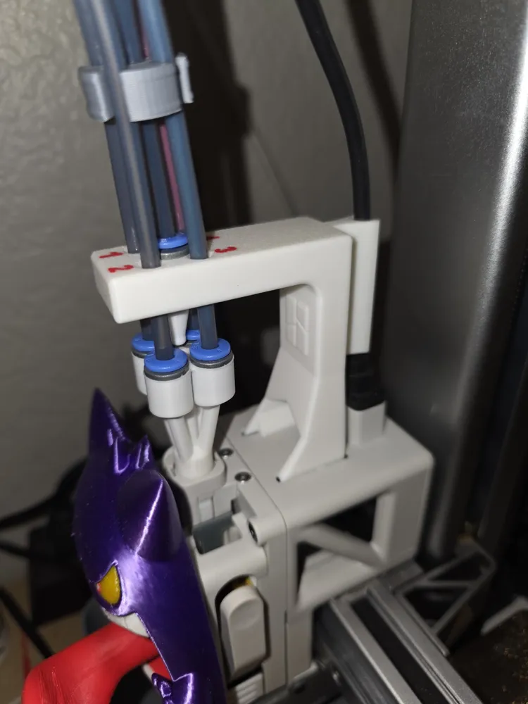 A1 PTFE Support For Custom 5-Port Hubs - Free 3D Print Model - MakerWorld