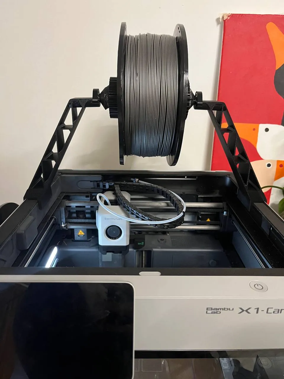 Top spool holder for x1c/p1p/p1s by user_2072245864 - MakerWorld