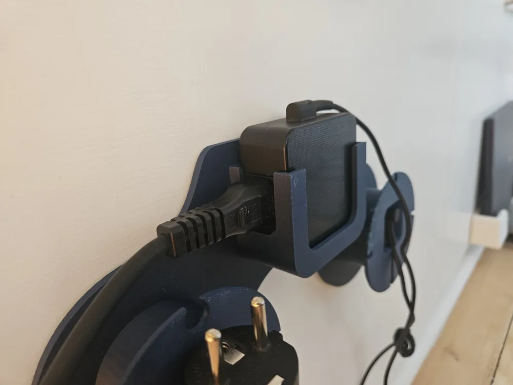 Asus Laptop charger wall mount (65w ASUS AD10500) - Free 3D Print Model ...