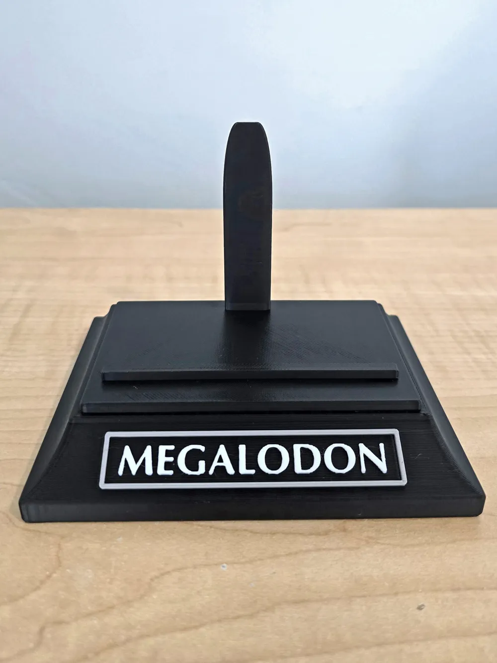Megalodon Tooth Display Stand - Free 3D Print Model - MakerWorld