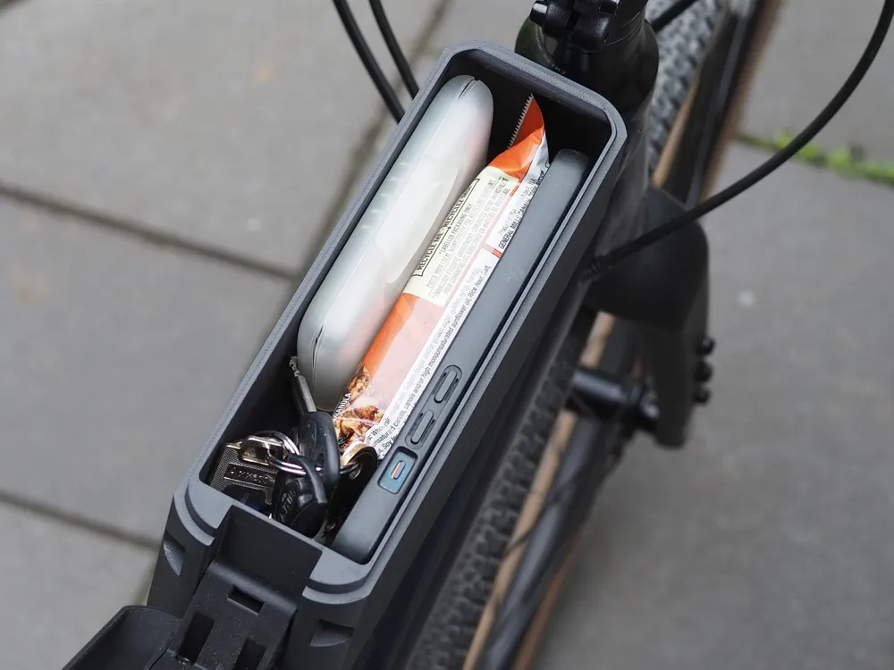 Slim Bike Frame Case with hidden AirTag - Free 3D Print Model - MakerWorld
