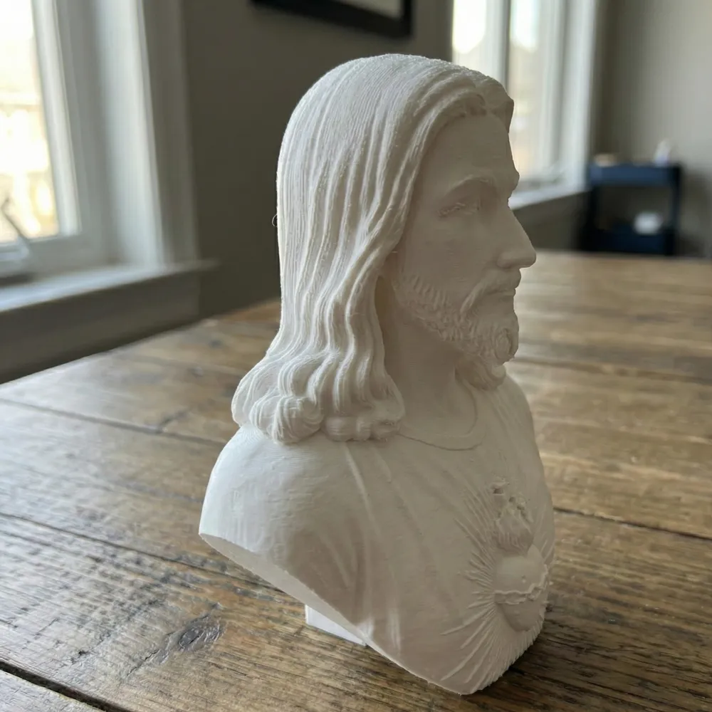 Jesus Bust 3D Print Model 114 - Free 3D Print Model - MakerWorld