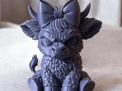 Angry Highland Cow - Free 3D Print Model - MakerWorld